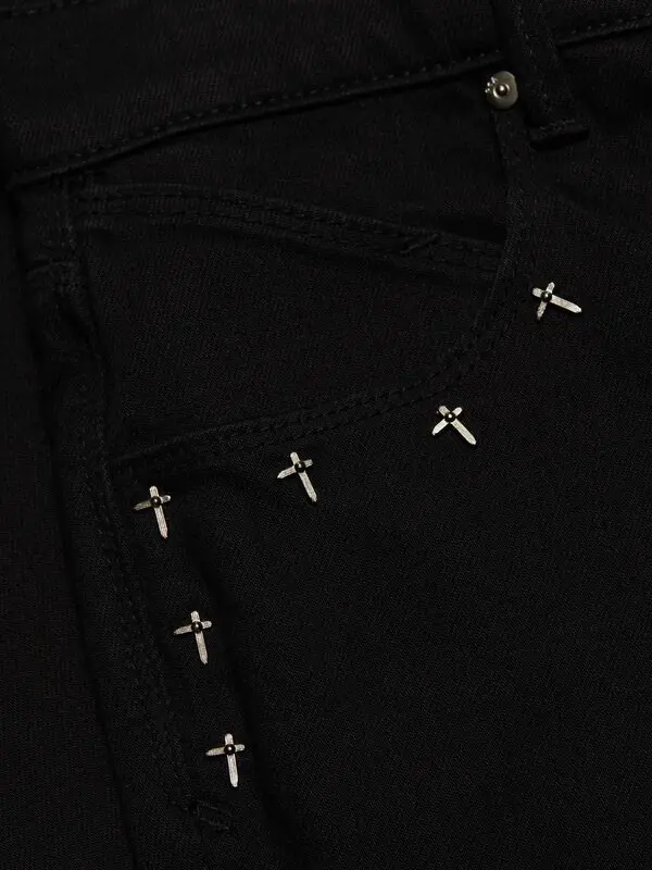 RtA Bryant Cross Stretch High-rise Slim-fit Jeans