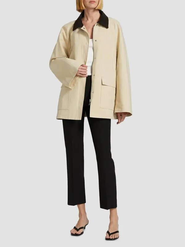 TOTEME Summer Country Wax Cotton Jacket