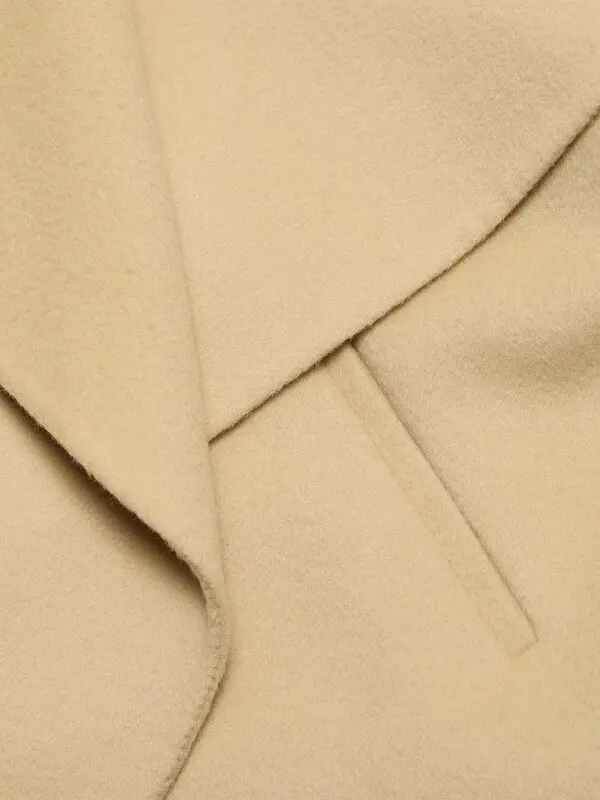 TOTEME Signature Wool Double-face Jacket - Peanut