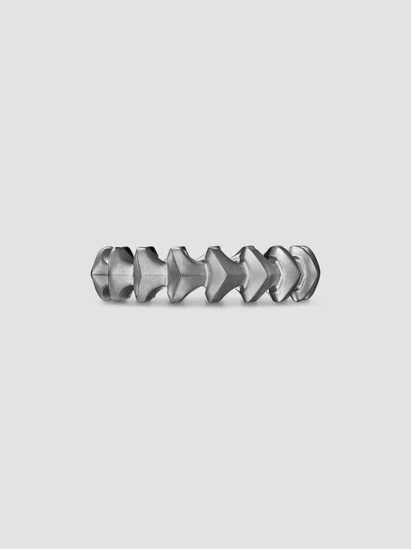 David Yurman Armory Band Ring In Titanium, 6.2mm
