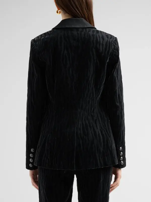 Ramy Brook Liana Cotton-blend Velvet Blazer