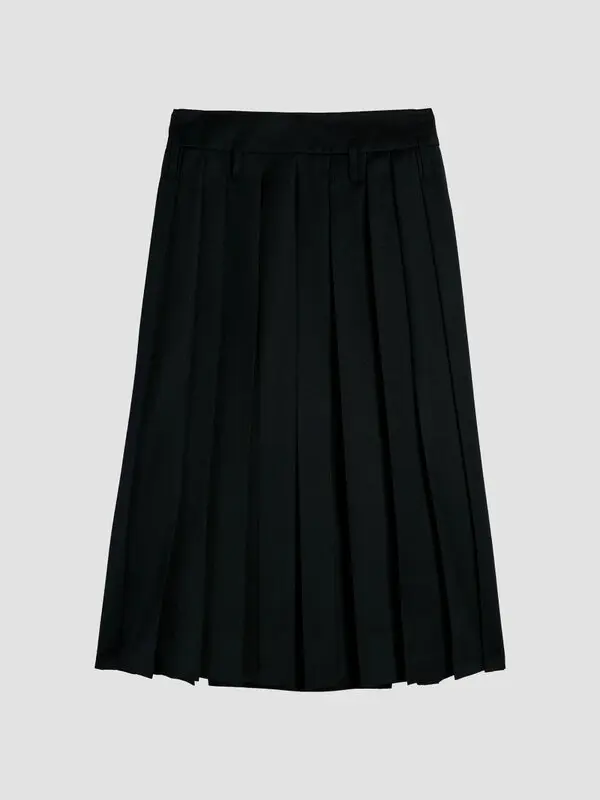 Simone Rocha Grommet Ring Sculpt Ripple Midi Skirt
