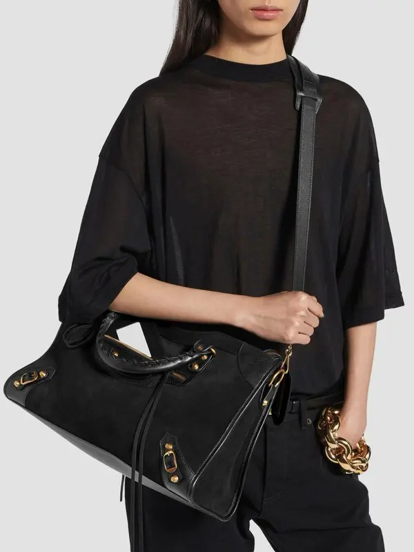 Balenciaga Le City Tote Bag - Black
