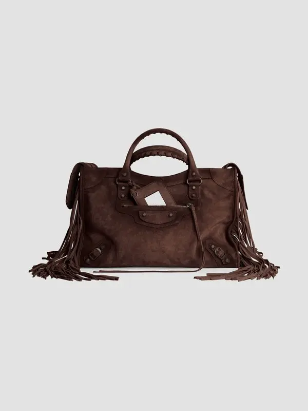 Balenciaga Le City Tote Bag - Light Espresso