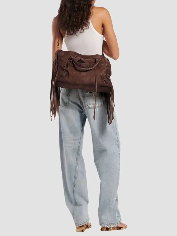 Balenciaga Le City Tote Bag - Light Espresso
