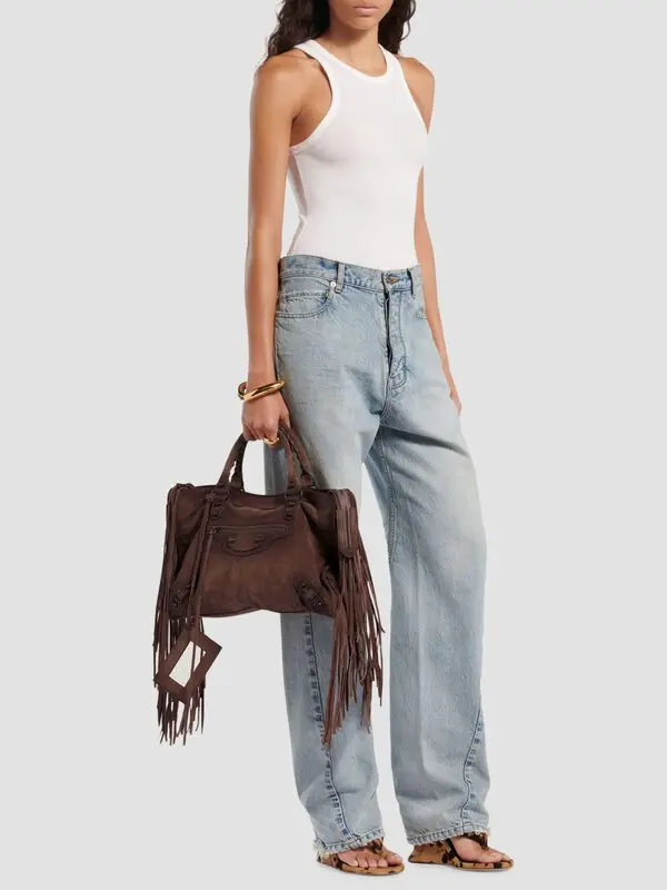 Balenciaga Le City Tote Bag - Light Espresso