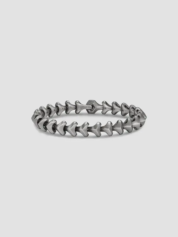 David Yurman Armory Link Bracelet In Anthracite Titanium, 9.5mm