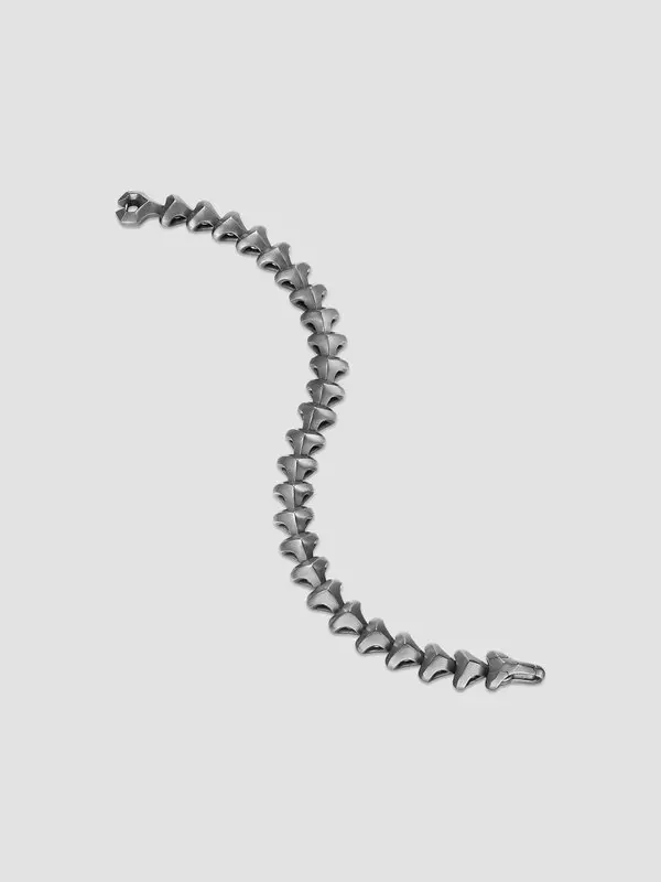 David Yurman Armory Link Bracelet In Anthracite Titanium, 9.5mm