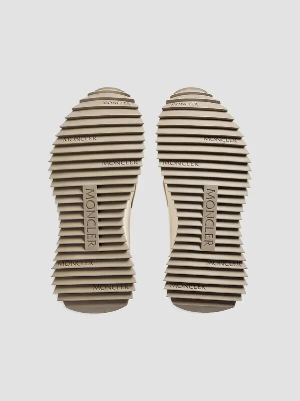 Moncler Pacey2 Sneakers In Suede And Nubuck