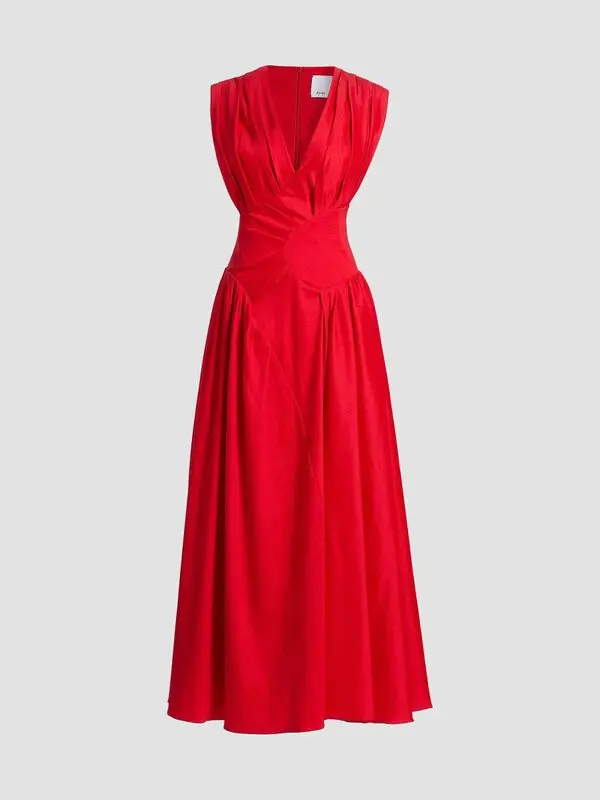 Acler Innoxhill Pleated Maxi Dress