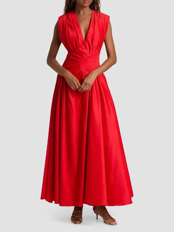 Acler Innoxhill Pleated Maxi Dress