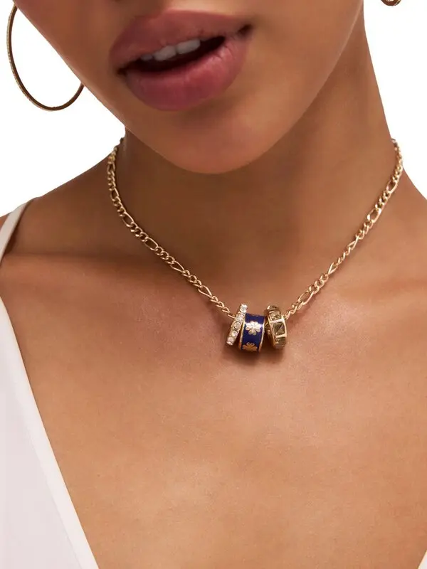 Ramy Brook Aria Goldtone & Mixed-media Layered Charm Necklace