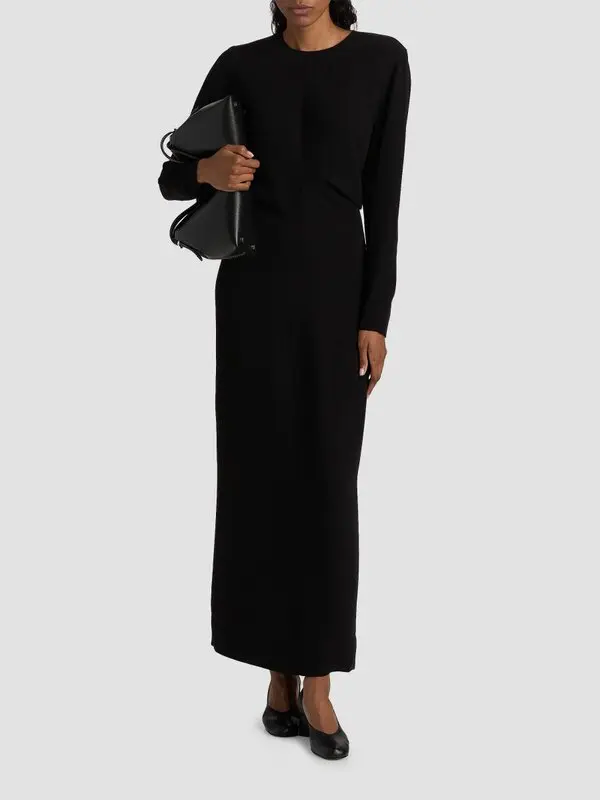 TOTEME Long-sleeve Slouch Waist Maxi Dress