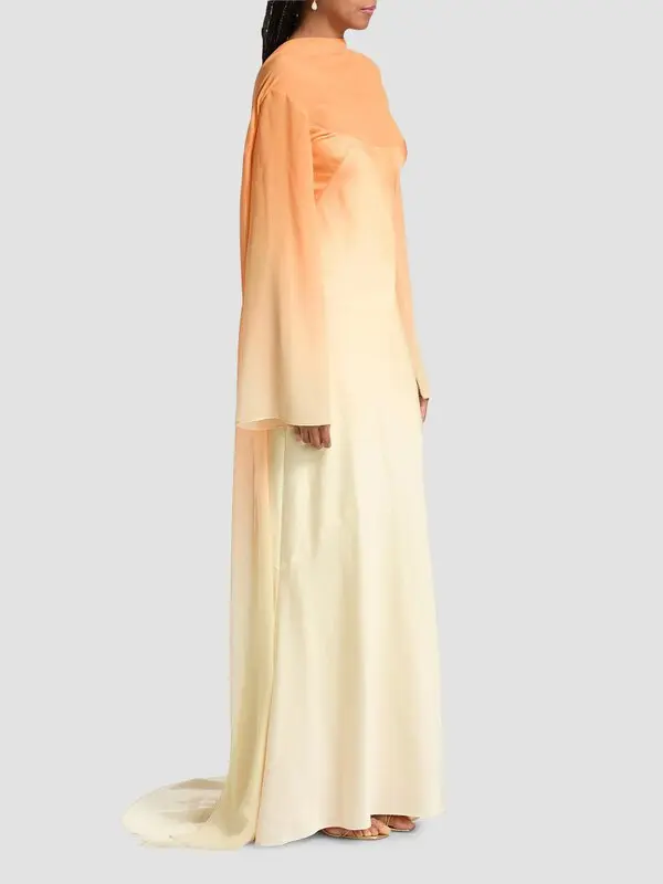 Significant Other Devlyn Ombré Cape Gown