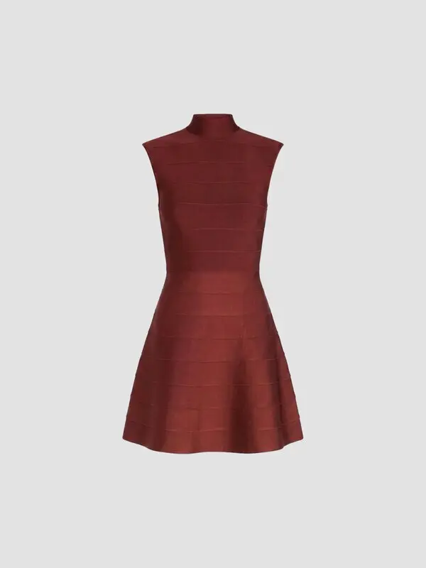 Retrofete Delyth Knit Fit & Flare Mini Dress