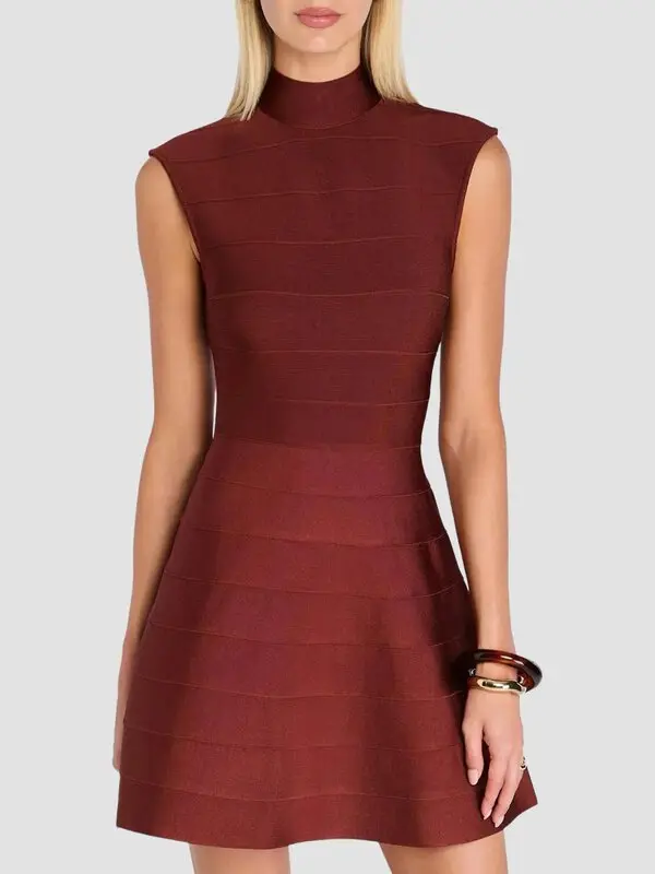 Retrofete Delyth Knit Fit & Flare Mini Dress