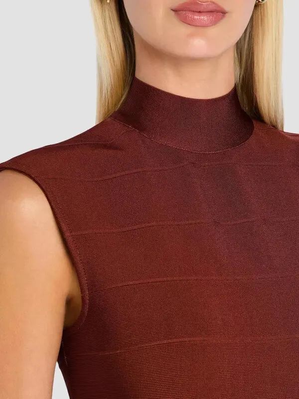 Retrofete Delyth Knit Fit & Flare Mini Dress
