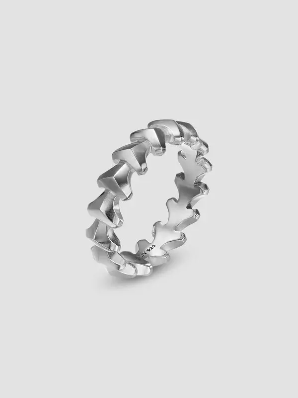 David Yurman Armory Band Ring In Sterling 6.2mm