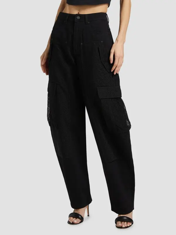 PURPLE BRAND Barrel-leg Carpenter Jeans