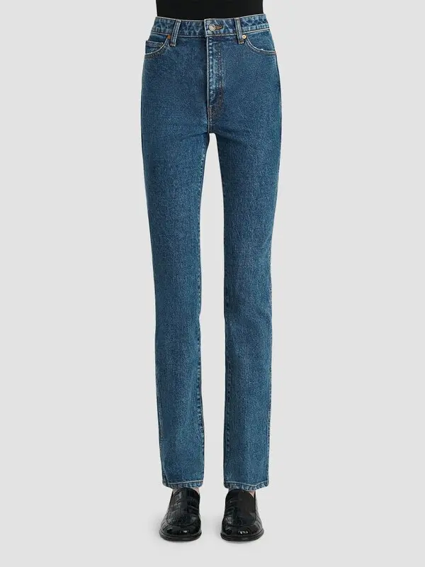 Khaite Daria High-rise Slim-straight Jeans