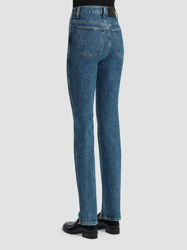 Khaite Daria High-rise Slim-straight Jeans