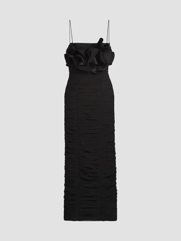 Acler Walsworth Ruched Midi Dress