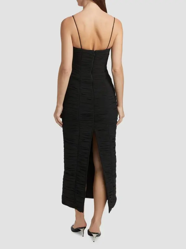 Acler Walsworth Ruched Midi Dress