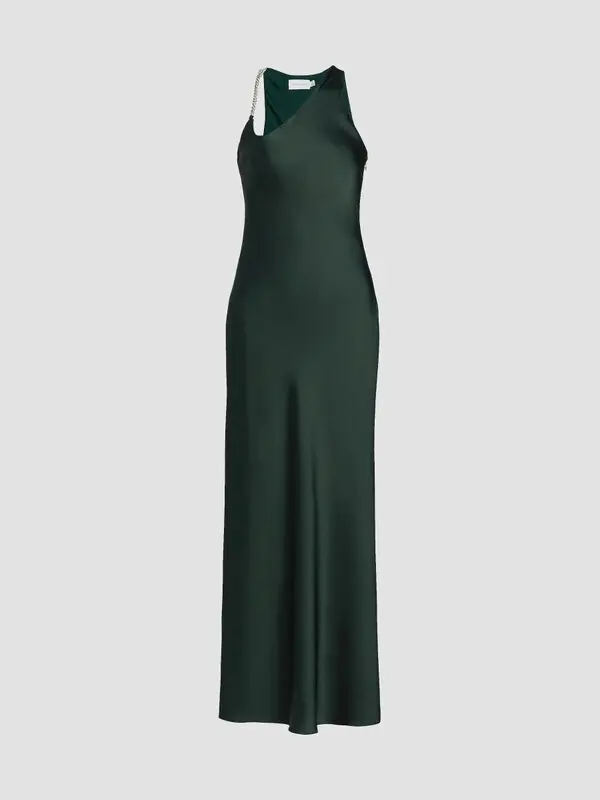 Significant Other Abbey Satin Trapeze Maxi Dress