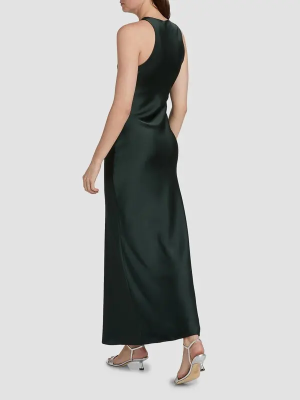 Significant Other Abbey Satin Trapeze Maxi Dress