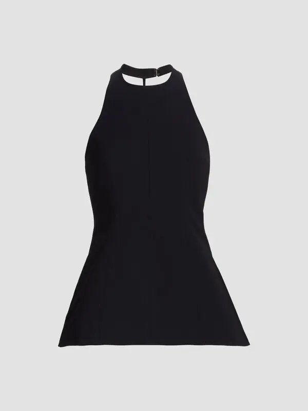 Acler Hawick Fit-and-flare Halterneck Top