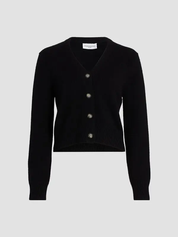 Brandon Maxwell The Sloane Silk-cashmere Sweater - Black