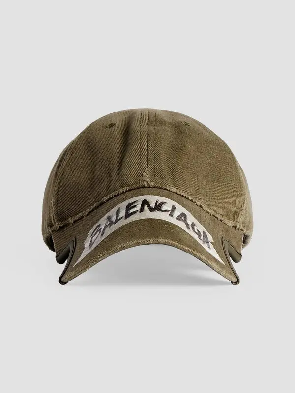 Balenciaga Masking Tape Cap - Khaki