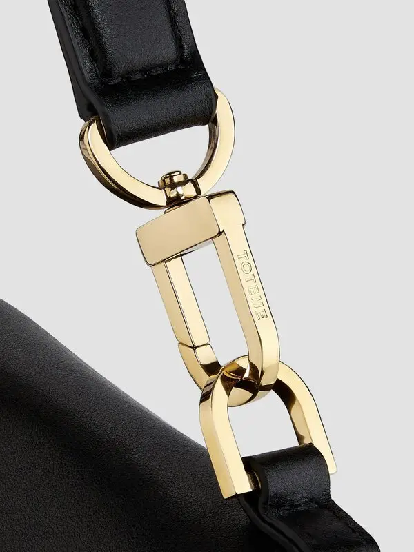 TOTEME T-lock Nylon & Leather Satchel