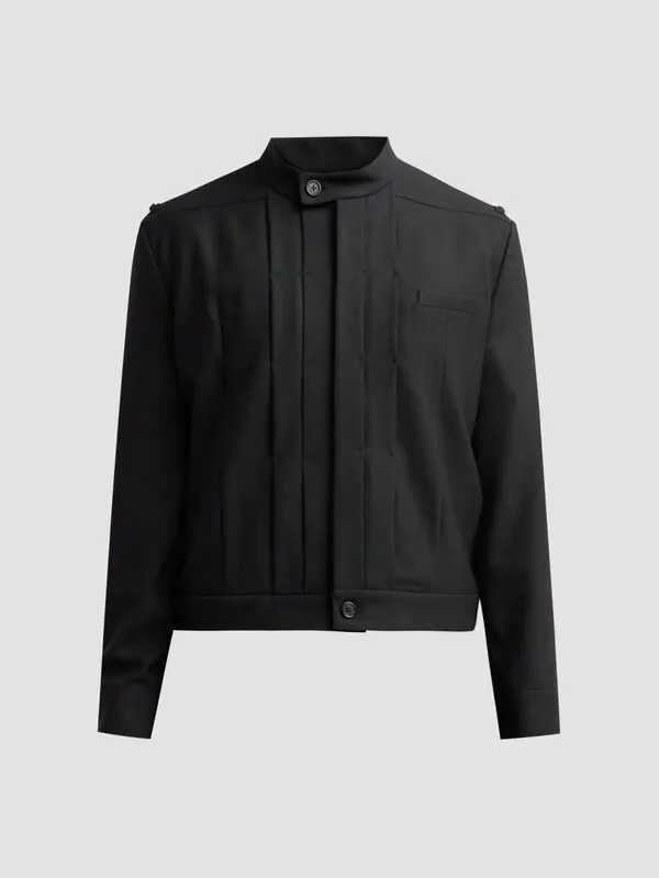 Public School Franklin Pleated Wool Jacket