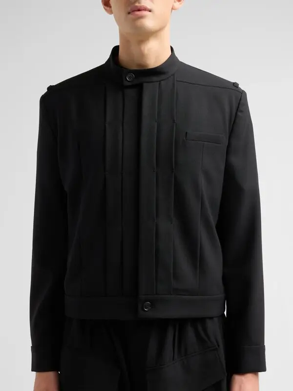 Public School Franklin Pleated Wool Jacket
