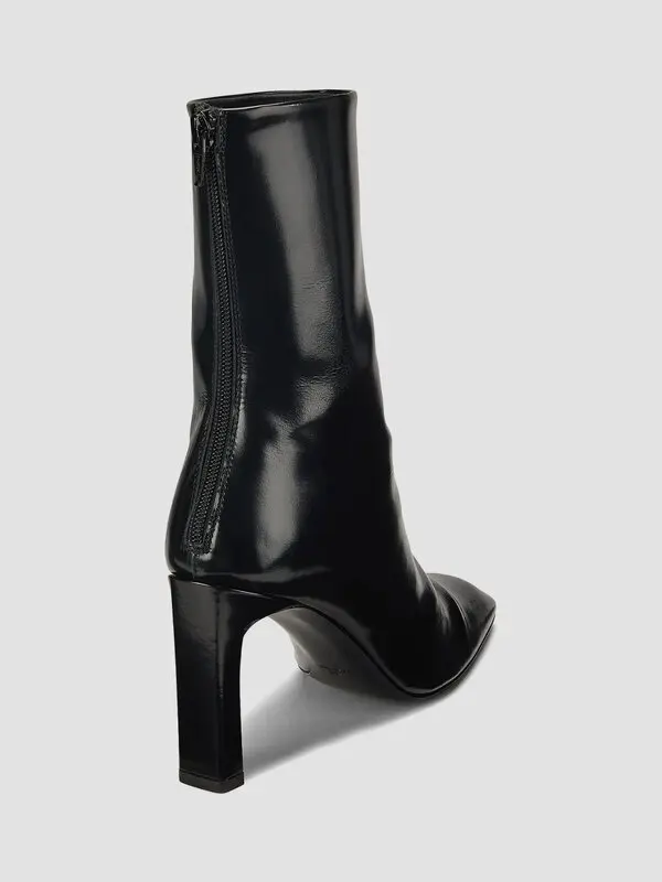 TOTEME Glossy 85mm Leather Boots