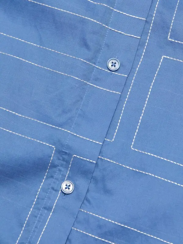 TOTEME Monogram Long Summer Shirt