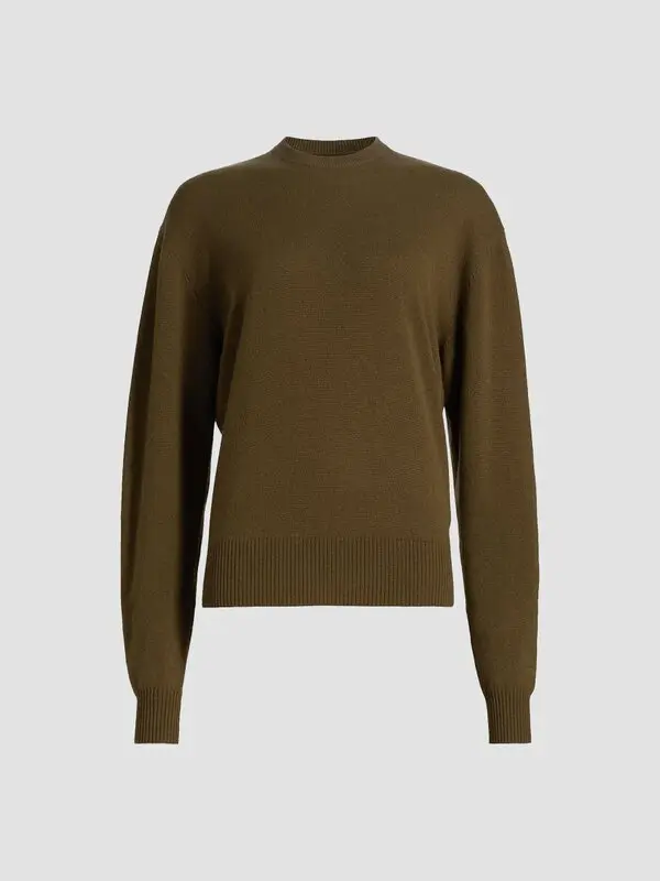 TOTEME Classic Wool-silk Crewneck Sweater