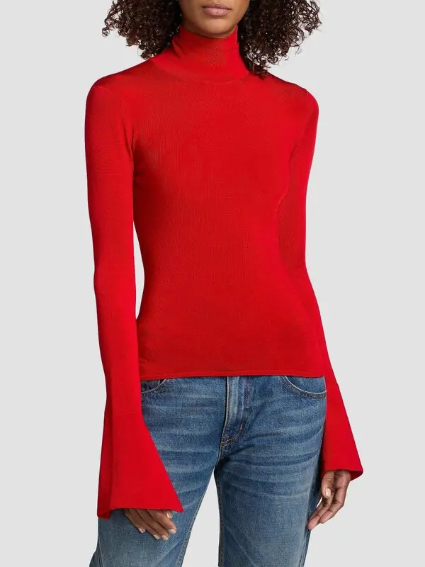Brandon Maxwell The Dawson Turtleneck Top