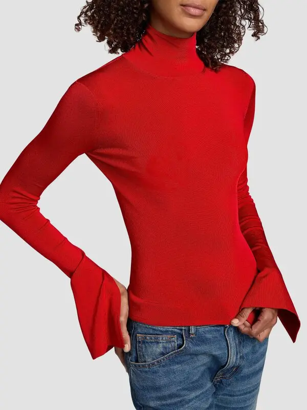 Brandon Maxwell The Dawson Turtleneck Top