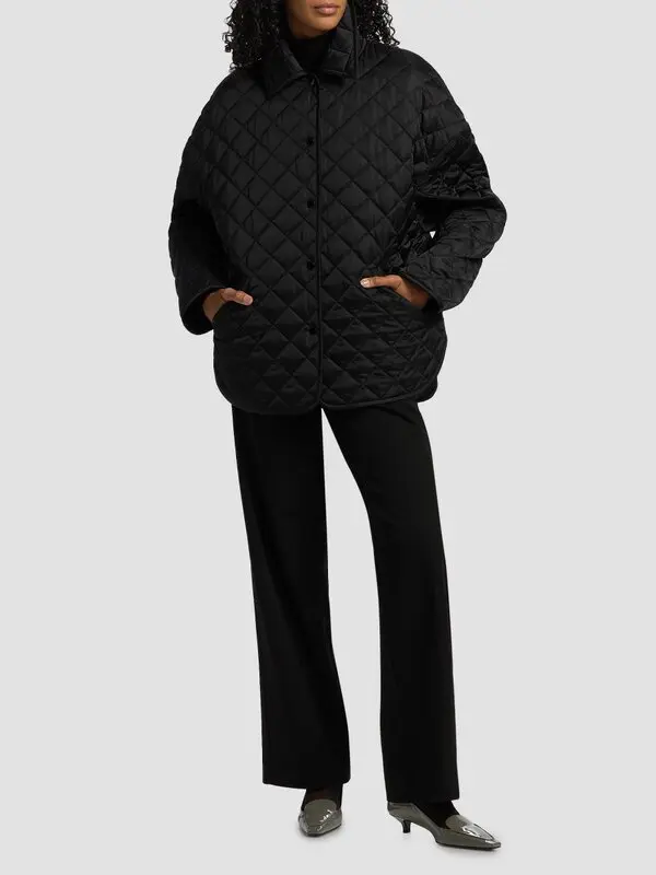 TOTEME Collared Quilted Jacket