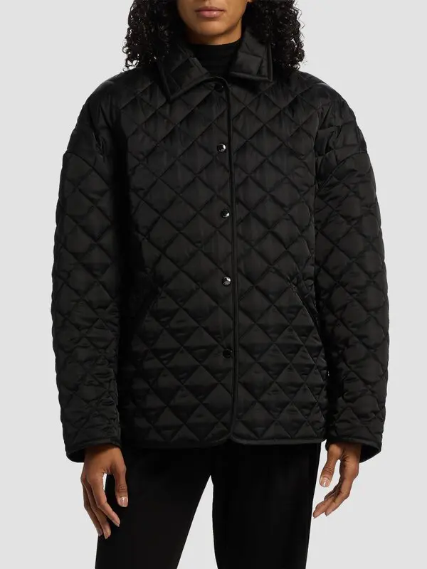 TOTEME Collared Quilted Jacket