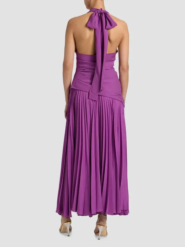 Acler Kerrison Pleated A-line Maxi Dress