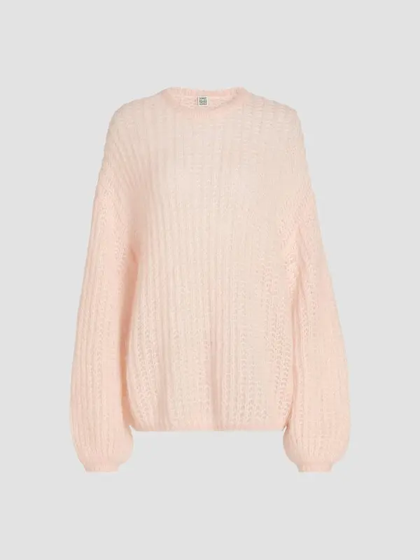 TOTEME Puffed Knit Oversized Sweater