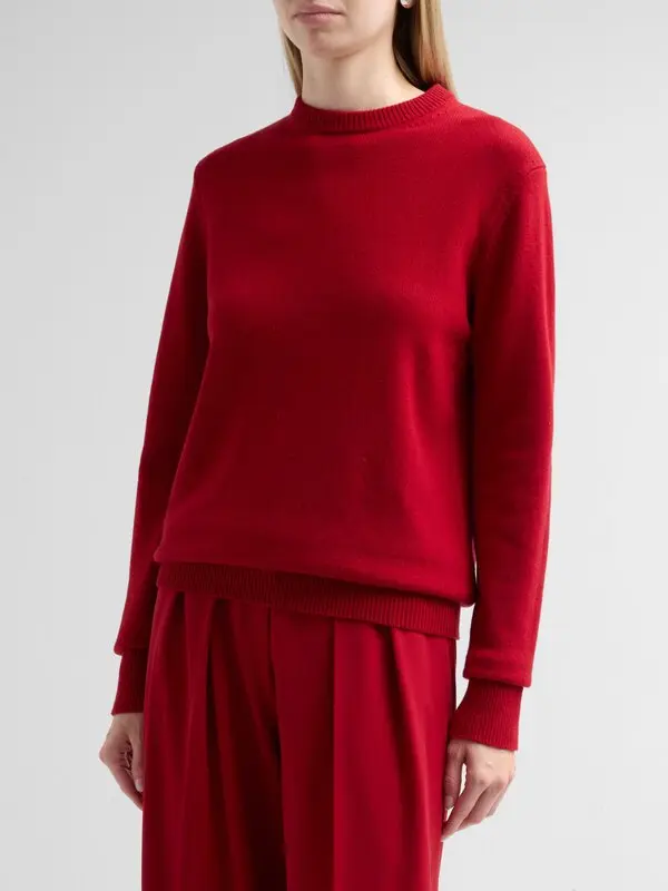 Michael Kors Wool-silk-cashmere Knit Crewneck Sweater