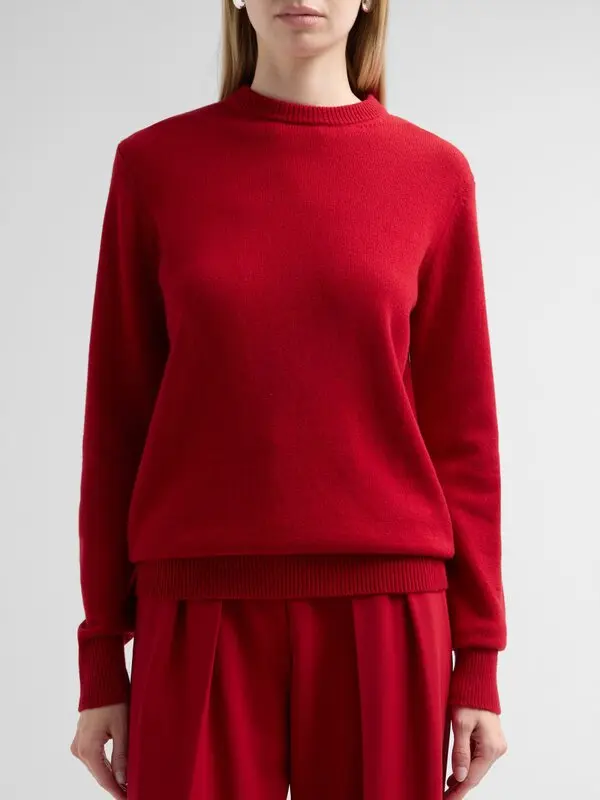 Michael Kors Wool-silk-cashmere Knit Crewneck Sweater