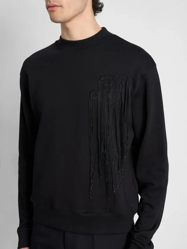 Dries Van Noten Haffy Logo Cotton Sweatshirt