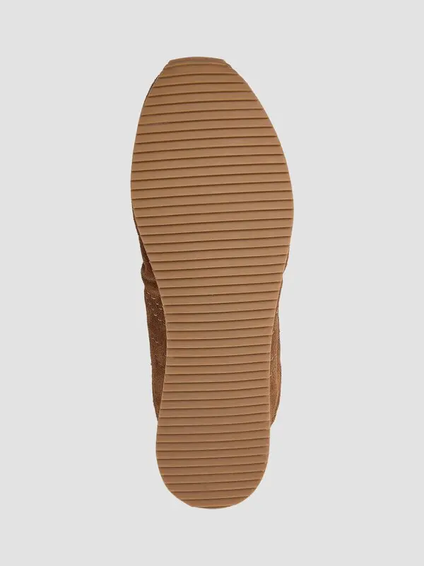 TOTEME Flex Low-top Suede Sneakers - Copper