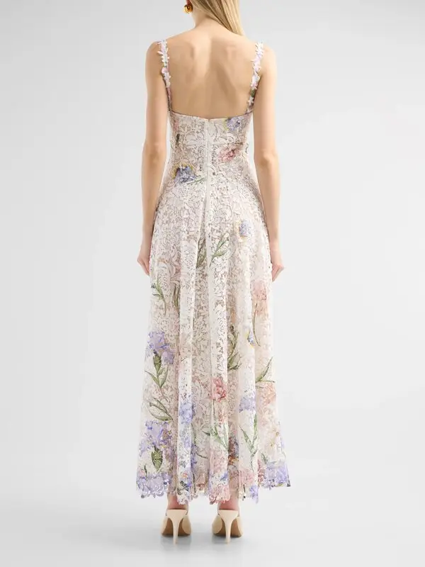 Oscar De La Renta Resort Iris Lace Day Dress
