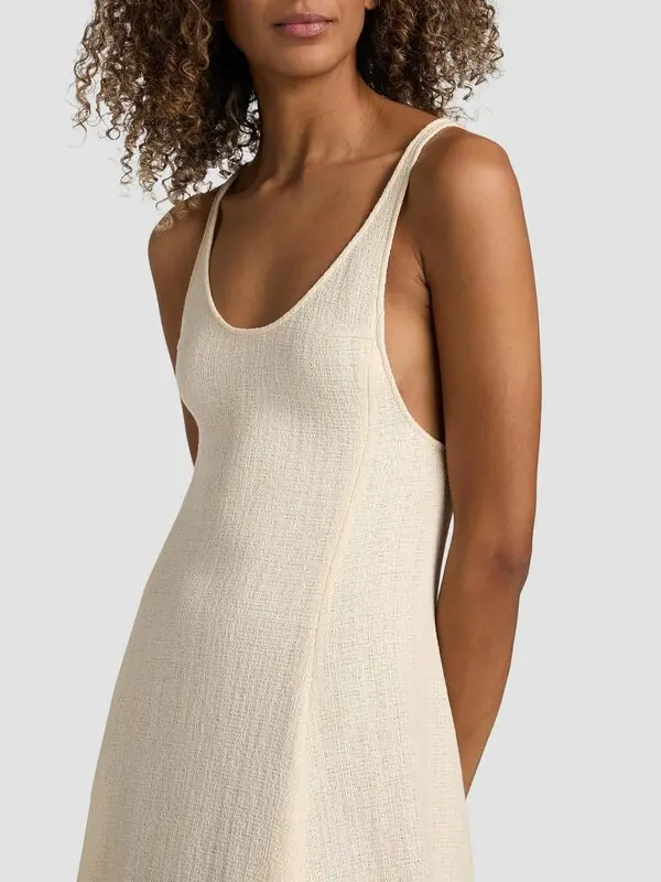 TOTEME Sculpted Cotton Maxi Dress